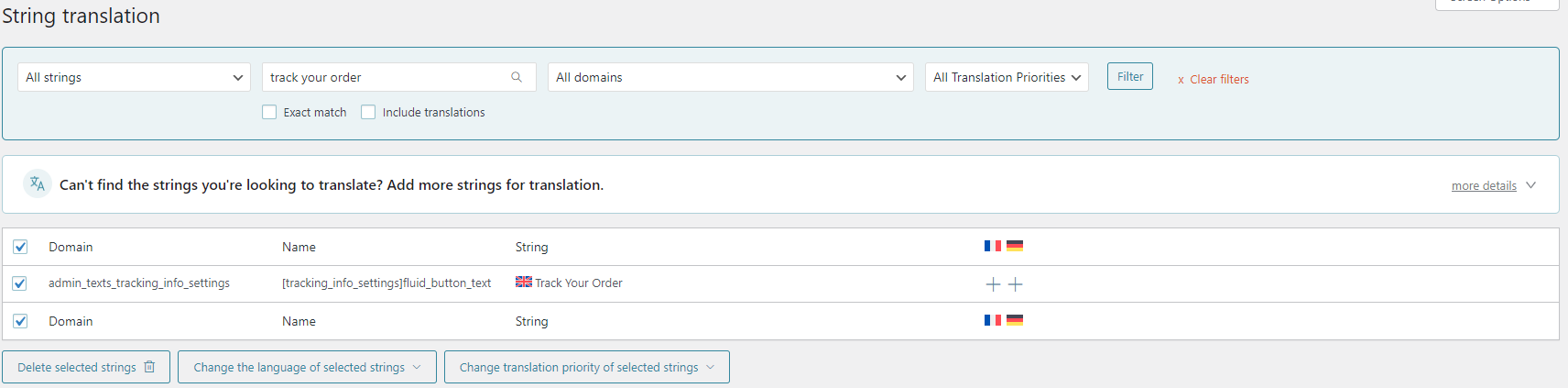 Translations - zorem Docs