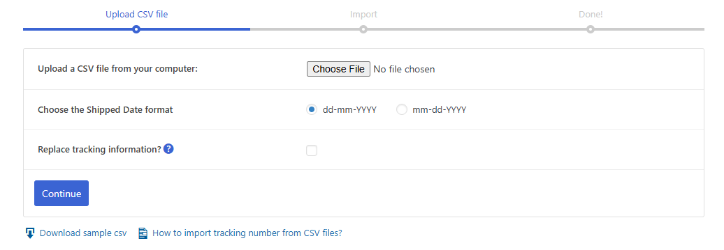 CSV Import - zorem Docs