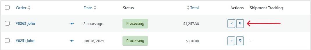 Add Tracking To Orders - zorem Docs
