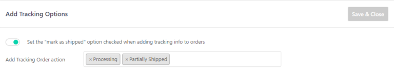 Add Tracking Options – zorem Docs