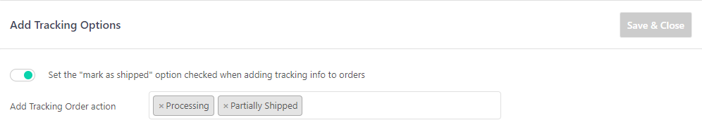 Add Tracking Options – zorem Docs