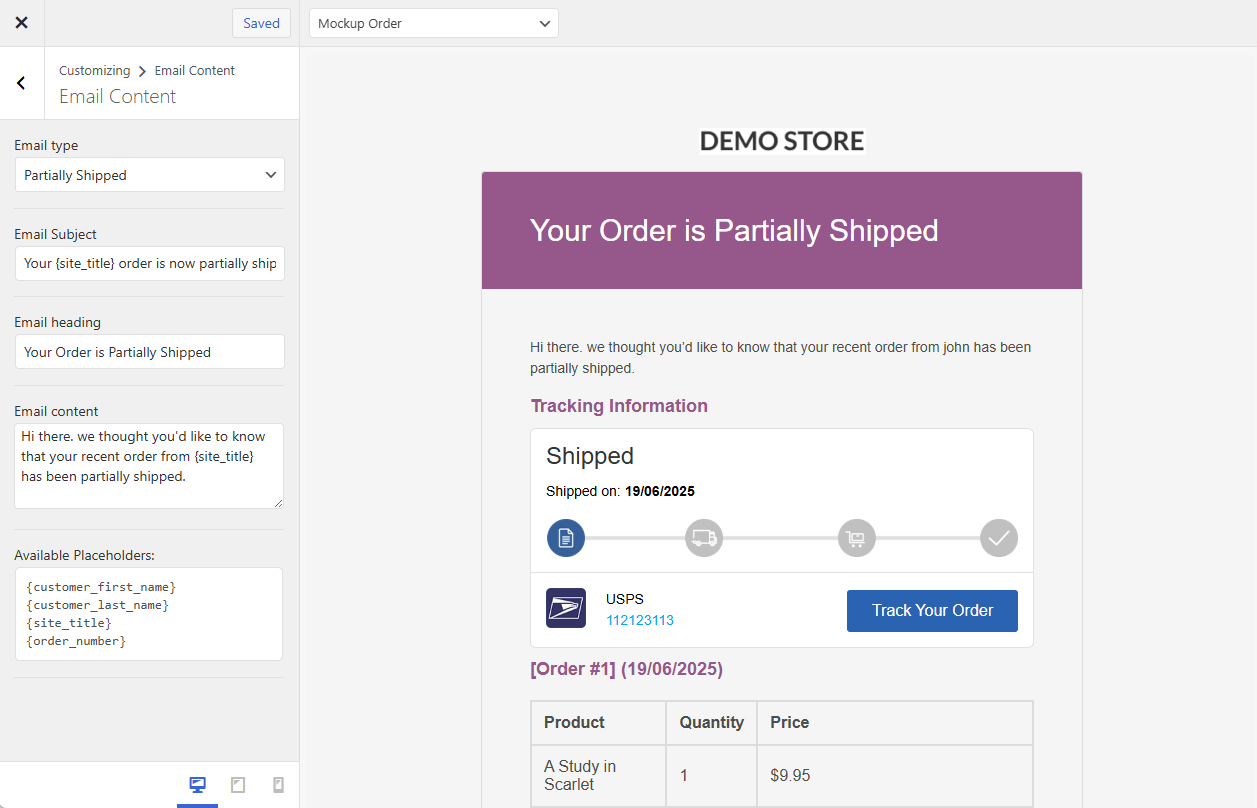 Customize Email Notifications & Tracking Widget - zorem Docs