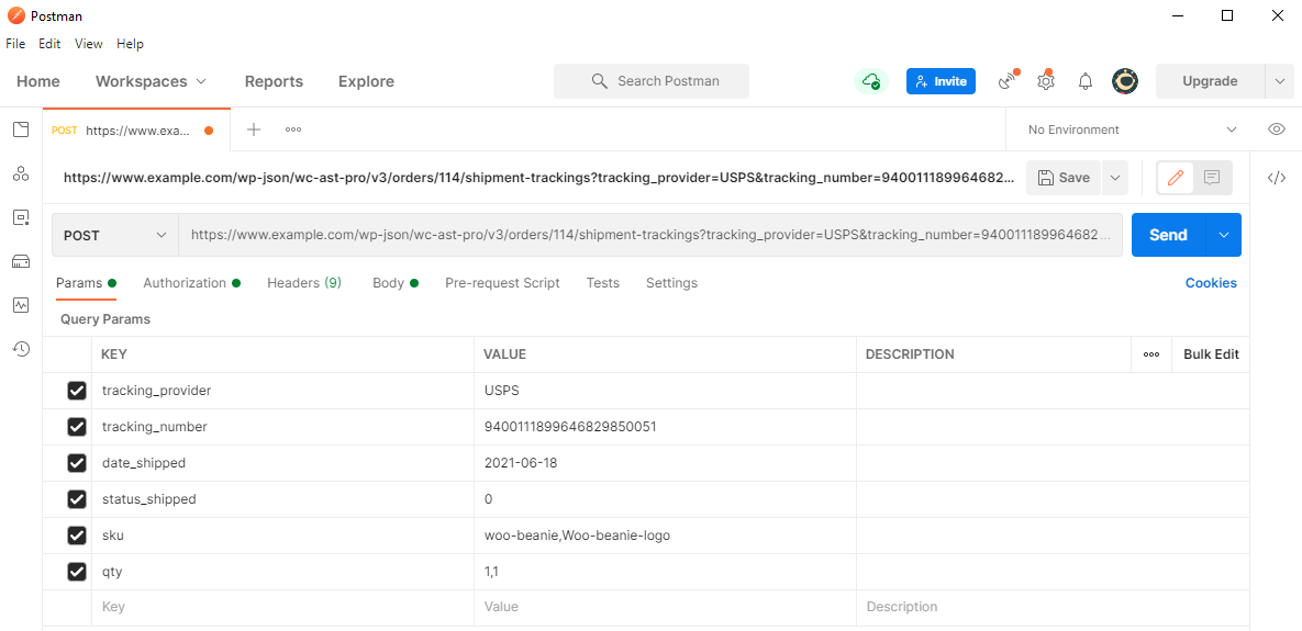 Shipment Tracking API - zorem Docs
