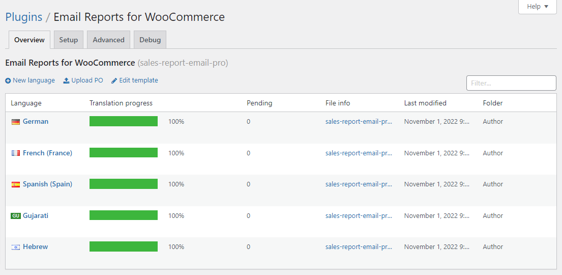 Translate with Loco translation - zorem Docs