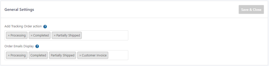 General Settings - zorem Docs
