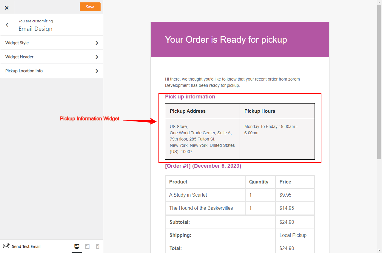 Customize the Email Notifications - zorem Docs