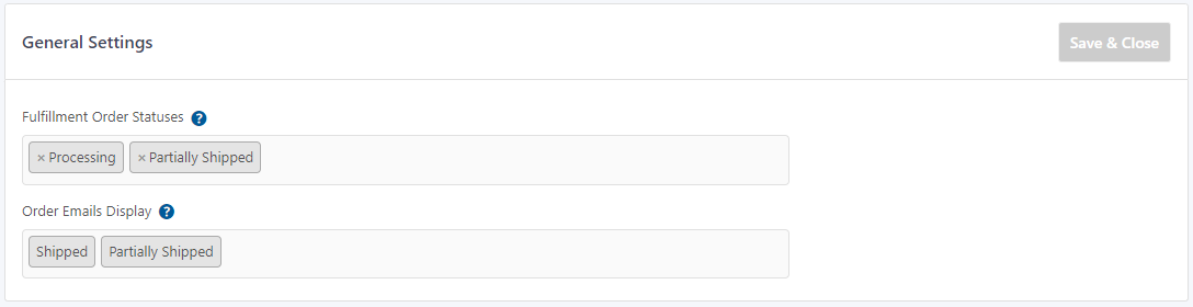 General Settings - zorem Docs